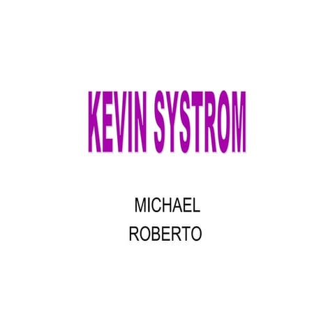 Michael-Roberto | PPT