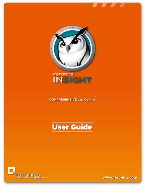 Faronics Insight User Guide for Teachers | PDF