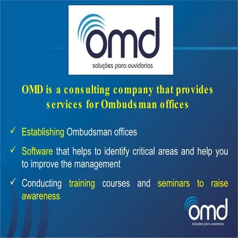 OMD´s Presentation | PPT