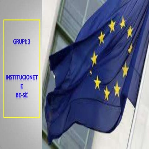 Institucionet e be-se | PPTX