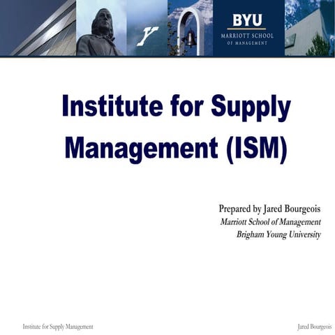 Institute For Supply Management | PPT