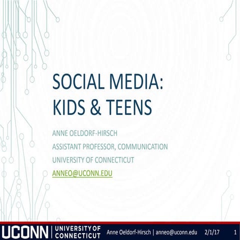 SOCIAL MEDIA FOR KIDS | PDF