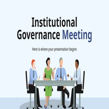 institutional-governance-meeting powerpoint | PPT