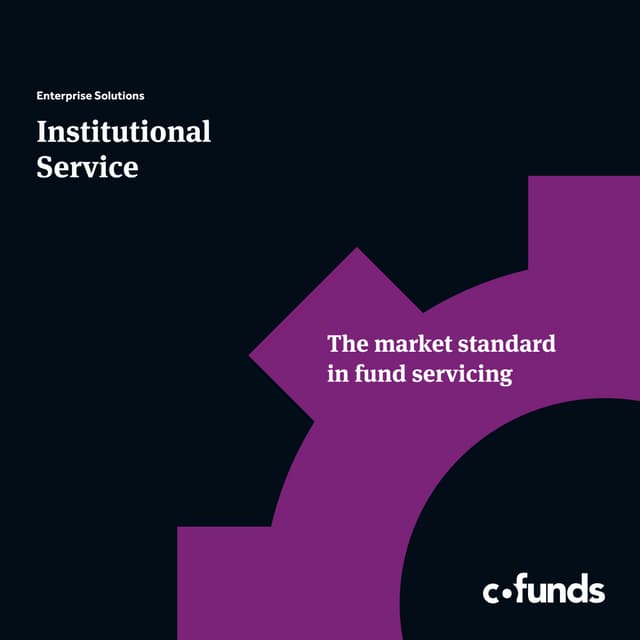 Cofunds Institutional Service Brochure | PDF