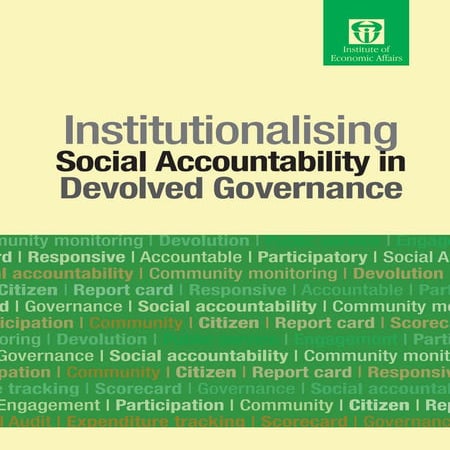 Institutionalising-Social-Accountability.pdf | Civic affairs | Politics