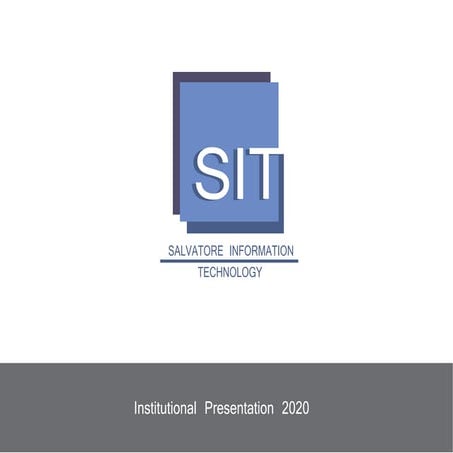 Institutional Presentation SIT | PDF