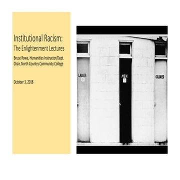 Institutional Racism | PPTX