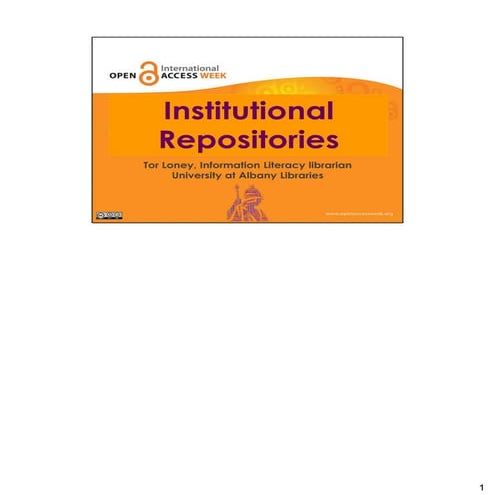 Institutional Repositories Notes Pdf
