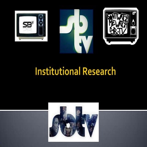 Institutional Research | PPTX