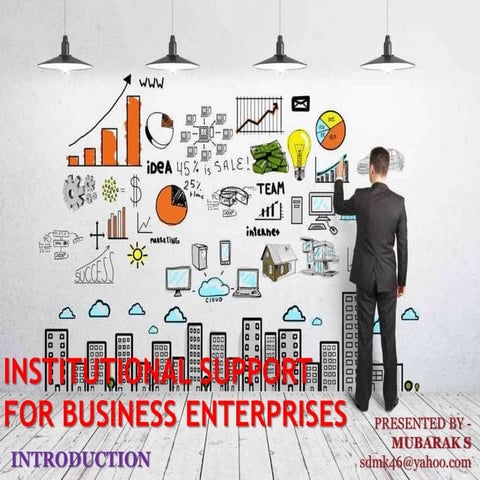Institutional support for business enterprises | PPTX
