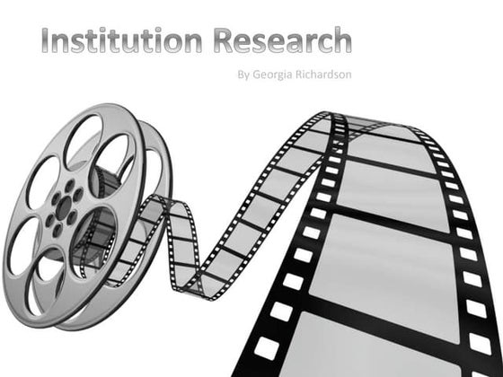 Film studio research | PPT