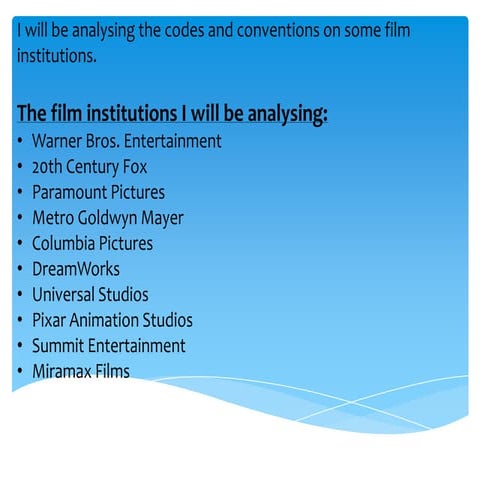 Film institutions | ODP
