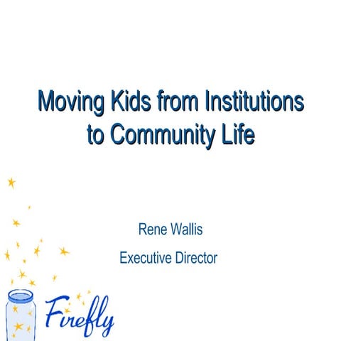 Institutions To Community | PPT
