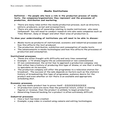 Institutions handout | DOC