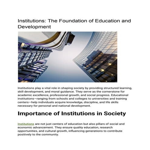 Institutions_ The Foundation of Education and Development.pdf
