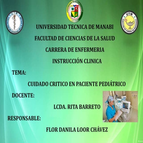 Instruc. paciente pediatrico | PPTX