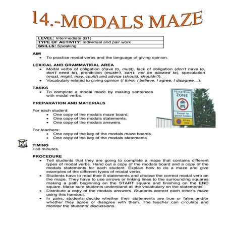 Maze Teacher's Worksheet | PDF