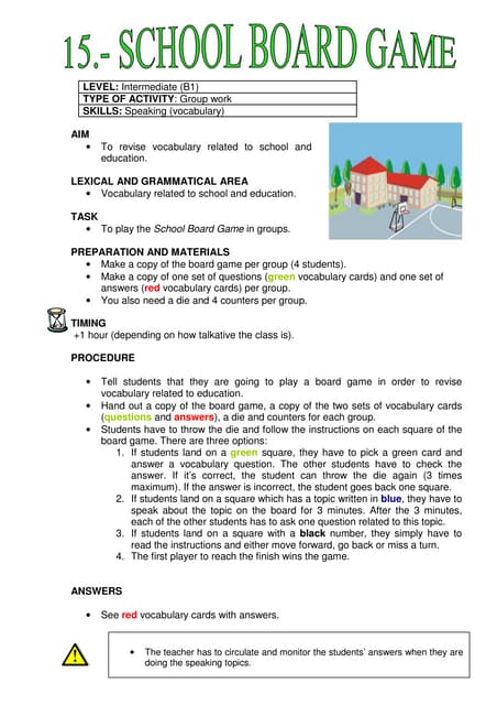 The Caterpillar Game Teacher's Worksheet | PPS | Sports