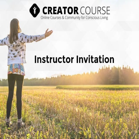 Creator Course Instructor Invitation | PPT