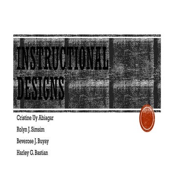 Instructional-Designs used for education.pptx