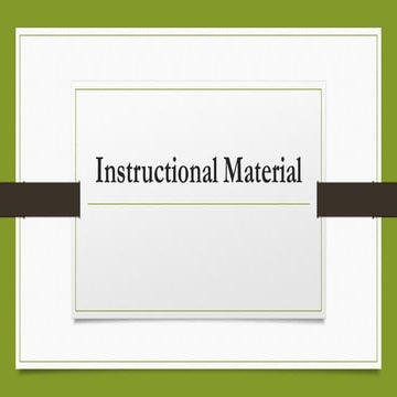 Instructional aids types of instructionional aids | PPT