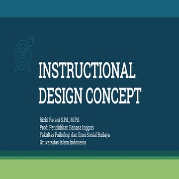 Instructional design concept | PPTX