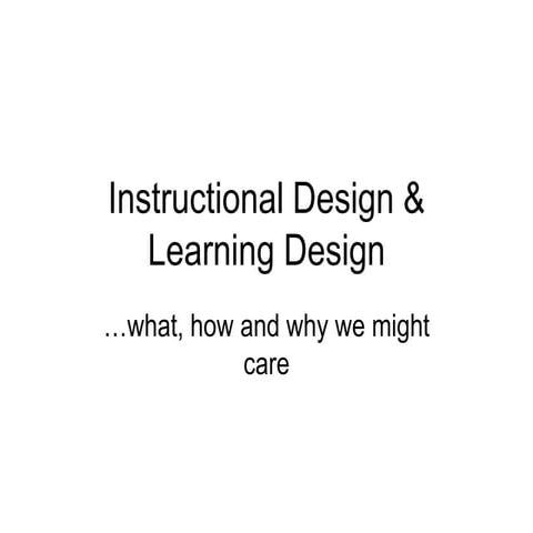 Instructional Design & Learning Design.ppt