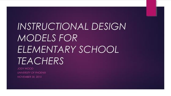 Instructional Design | DOCX | Education