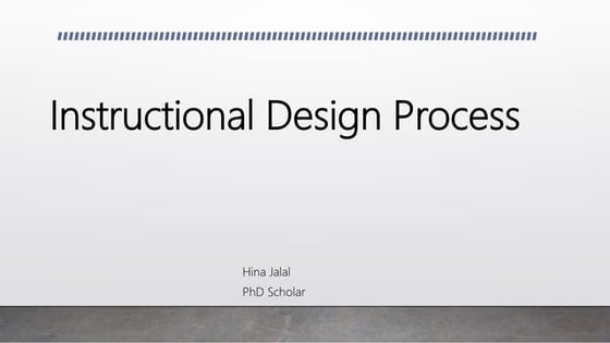 Curriculum design & instructions | PPT