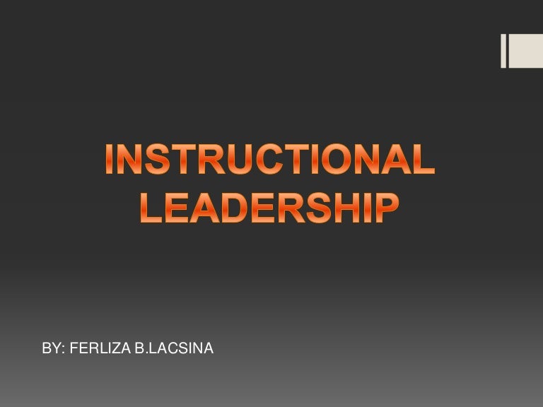 Instructional leadership