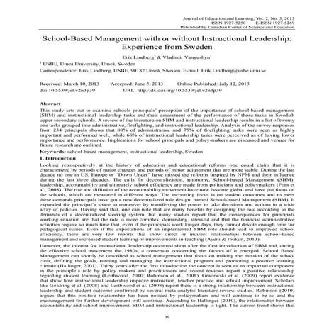 Instructional leadership | PDF