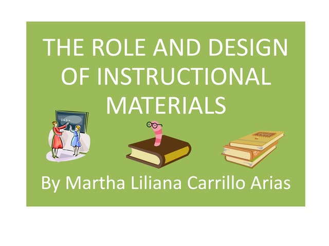 Instructional Materials And Textbooks Ppt