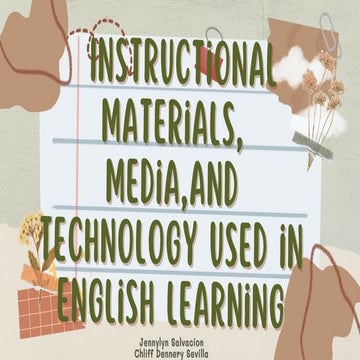 Instructional material development | PDF