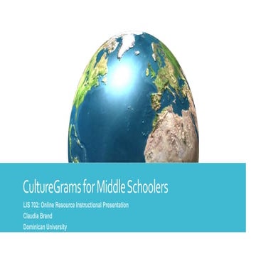 LIS 702 Instructional presentation of an online resource | PPTX