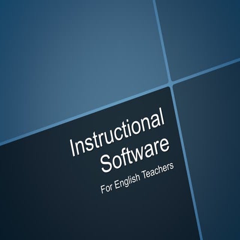 Instructional Software | PPTX