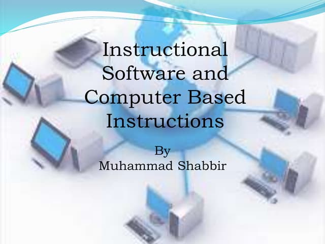 Ed.tech.ii chapter 6 (instructional software for classroom use) | PPTX