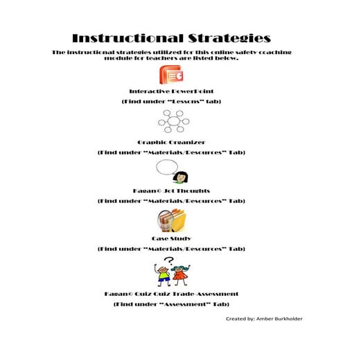 Instructional strategies links final | PDF