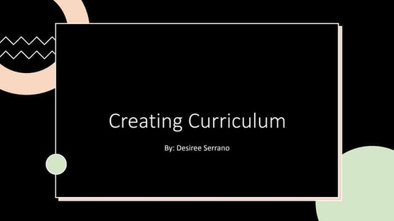structured learning experiences | PPT