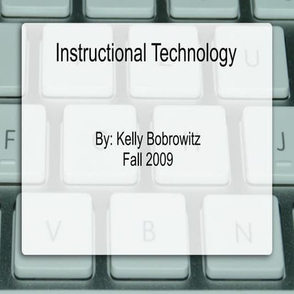 Instructional Technology | PPT