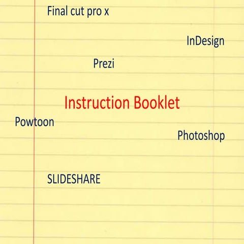 Instruction booklet (1) | PPT