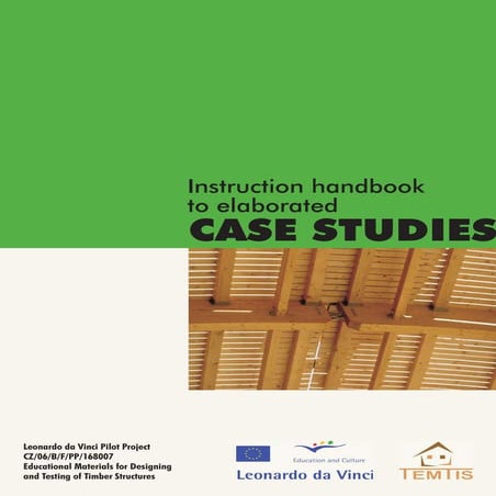 INSTRUCTION HANDBOOK TO ELABORATED CASE STUDIES | PDF