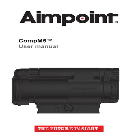 Instruction manual | Aimpoint CompM5 | Optics Trade | PDF