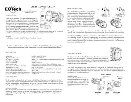 Instruction Manual | Burris Veracity PH Rifle Scopes | Optics Trade | PDF