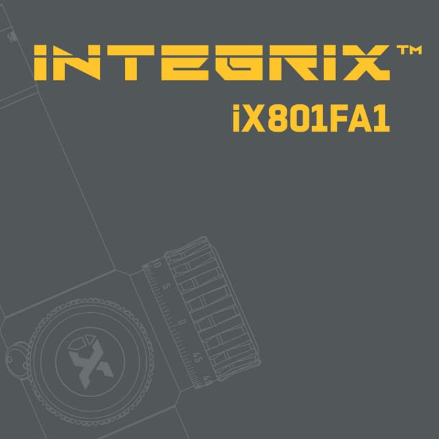 Instruction Manual | Integrix iX8 1-8x28 | Optics Trade | PDF