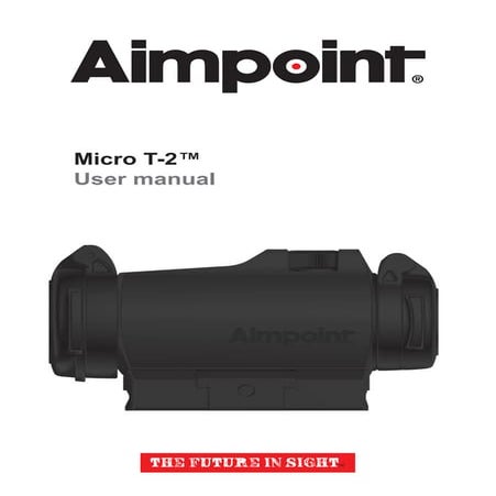 Instruction Manual | Aimpoint Acro P-2 | Optics Trade | PDF