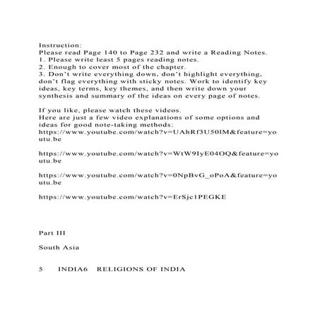 InstructionPlease read Page 140 to Page 232 and write a Reading.docx