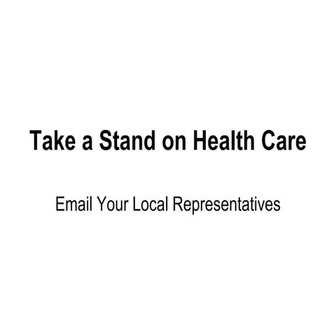 Email Your Local Representatives | PPT