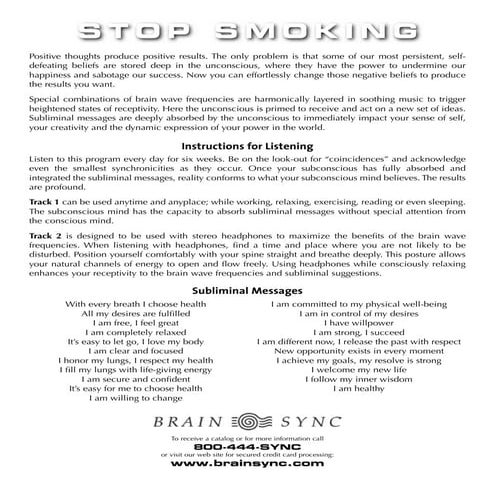 Brain sync deep learning - instructions | PDF