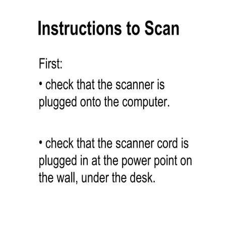 Scanning Instructions Pdf