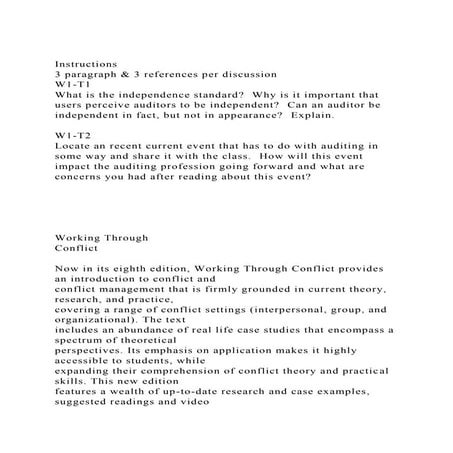 Instructions 3 paragraph & 3 references per discussion W1-T1.docx